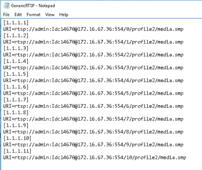 ViconNet - Using an RTSP stream (GenericRTSP configuration) – Vicon ...