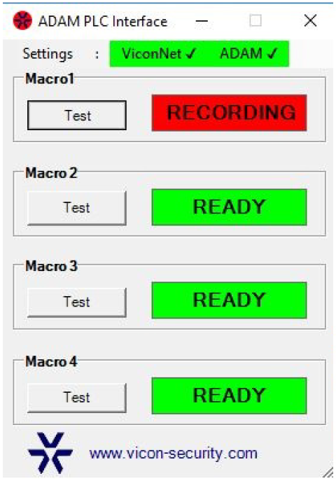 ViconNet ADAM PLC Interface – Vicon Industries Support
