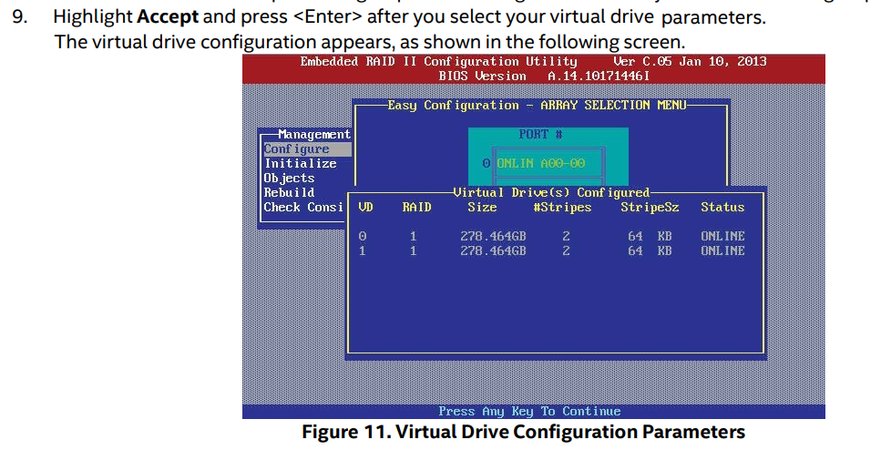 VLR and VPK NVR model series with internal Raid - Mirror Raid 1 Setup ...