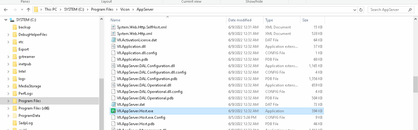Valerus live running APP Server and NVR logs – Vicon Industries Support